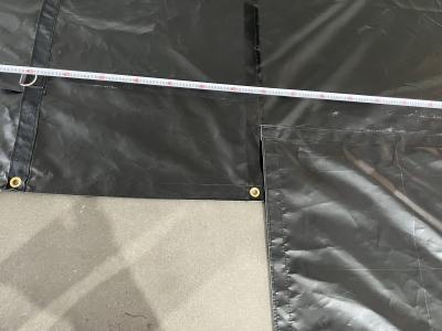 중국 높은 내구성을 가진 평면 타르프용 파란색 PVC 코팅 천 판매용