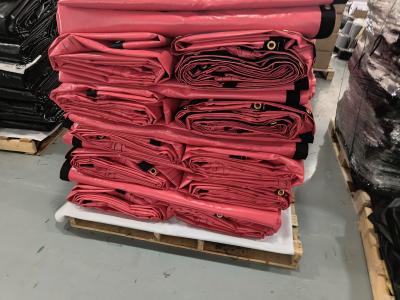 Fabrication de tissus de meubles multicolores 16'*27' 8'*4' Flap 14 oz PVC en vinyle