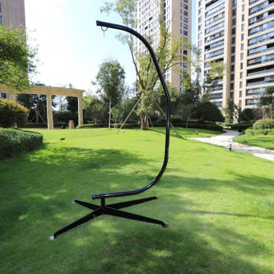 China C Type Bracket Hanging Chair Durable Rattan Swing Hammock Egg Chair for Indoor/Outdoor for sale