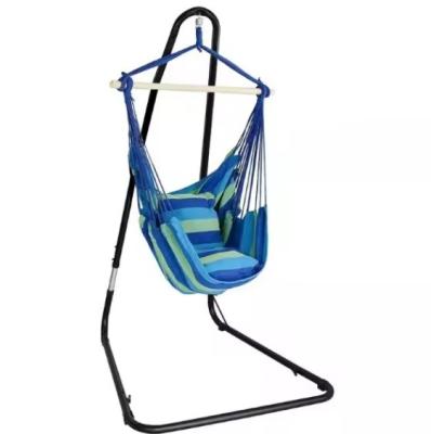 Chaise d'équitation de salon soutenue par un support en acier lourd avec réglage de hauteur
