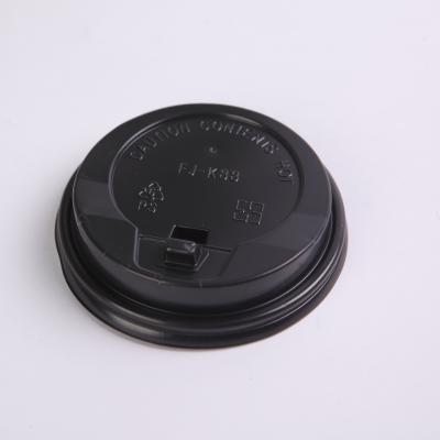 Cina 80 mm Diametro massimo di plastica nero becco Paper Cup coperchi corrispondenza Ben ed ecologico in vendita
