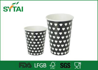China Las tazas de papel recicladas uso de la bebida pueden ser el envase de comida 120ml-700 ml en venta