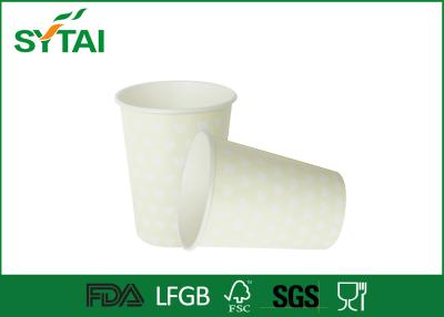 China Food Grade 7 oz Tinta Flexo impresos individuales de pared de papel Copas para beber café y té en venta