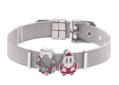 Cina Lunghezza a catena dei braccialetti 21.5cm del braccialetto dello zinco dell'acciaio inossidabile di incanto fatto a mano in vendita