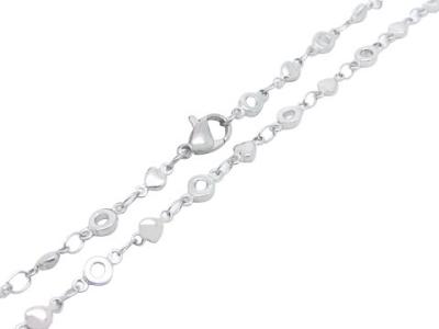 Cina Catena d'argento della collana dell'acciaio inossidabile in vendita