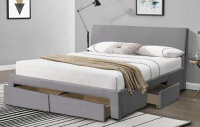 China Simple Design Comfortable Double Size Storage Bed With Drawers Wholesale Te koop