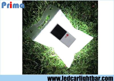 China Lámpara que acampa solar del plegamiento inflable al aire libre impermeable del blanco, linterna solar llevada en venta