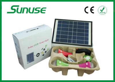Cina il pannello solare monocristallino Epistar di 6W 12V ha condotto il sistema di illuminazione domestico solare in vendita