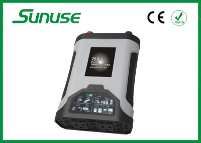 Cina Portatile di alta efficienza micro invertitore di potere di 750 watt per IPod/iPad/iPhone in vendita