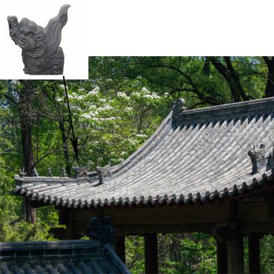 중국 중국 전통양식 건물을 위한 중국 크레이 곡면 지붕 타일 지붕 장식 판매용