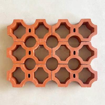 Cina Decorazione per terrazza esterna con mattoni in terracotta forati in vendita