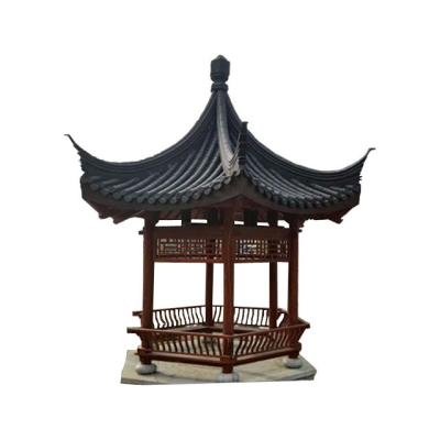 Κίνα Εξαγωνικός κινεζικός ξύλινος κήπος Gazebo περίπτερων προς πώληση