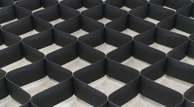 중국 벽 경사 및 토양 안정화를 유지하기 위해 구멍 / 부드러운 HDPE 지오셀 판매용