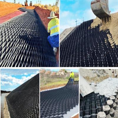China Professional Manufacturing HDPE Geocell Gravel Grid Products For Road And Access Way Projects for sale