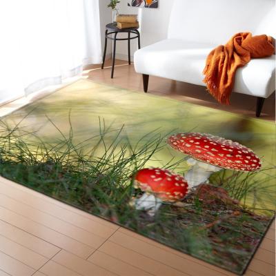 Cina Il pavimento della camera da letto del fumetto del paesaggio tappezza la coperta sotto la macchina del tavolo da pranzo lavabile in vendita
