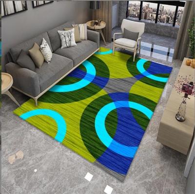 Cina North European Simple Geometric Living Room Floor Carpets Machine Washable in vendita