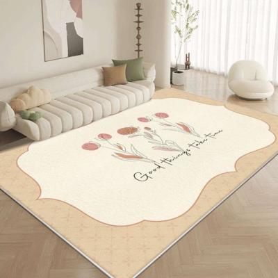 Cina Imitation Cashmere Lovely Flower Living Room Floor Carpets Ground Carpet 120*180cm in vendita