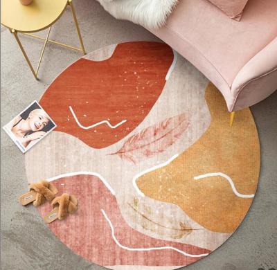 Cina Cartoon Feather And Elsa Pattern Carpet Living Room / Hotel Carpet in vendita