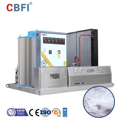 Cina 3 tonnellate per macchina della macchina per ghiaccio del fiocco di giorno per controllo acquatico dello SpA delle merci in vendita