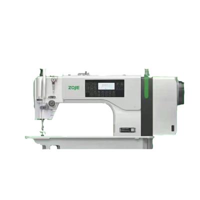 China ZOJE Programmable Single Needle Lockstitch Industrial Sewing Machine Table and Stand Clothing Machinery en venta