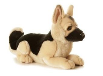 中国 美しく柔らかいプラシ天のオオカミ犬のおもちゃ 販売のため