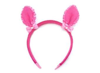 中国 美しいプラシ天のコブタの耳のヘッドバンド 販売のため