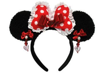 中国 赤い Minnie のヤナギタンポポのヘッドバンド 販売のため