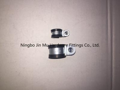 중국 25mm 대역폭 - 스테인레스 스틸 R 타입 케이블 호스 클램프 고무는 9 줄 지어 판매용