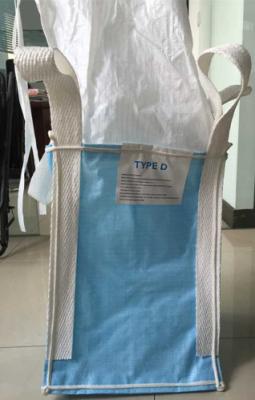 中国 耐化学性 抗静的 容量 1000kg の バフル デザイン の 散装 袋 販売のため
