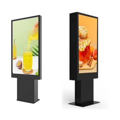 China Android-Vertikal Dual Restaurants Menübrett LCD-Bildschirm Digitale Beschilderung Außen 55 Zoll wasserdicht Touch LCD Werbe-Kiosk zu verkaufen