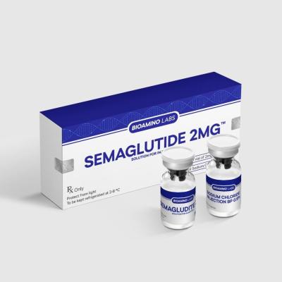 중국 맞춤형 접착제 세마글루타이드 주사 2ml 병용 라벨 스티커 인쇄 MOQ 100pcs 판매용