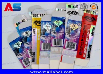 Κίνα Προσαρμοσμένα κουτιά φιαλιδίων 10 ml με ολογραφική εκτύπωση και βερνίρισμα Matt προς πώληση