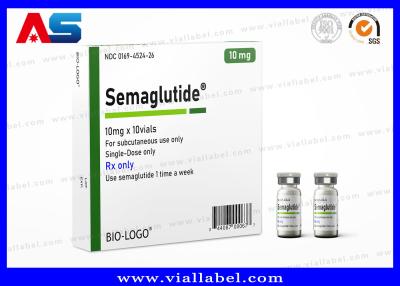 중국 세마글루타이드 2ml 방울 상자 UV 반짝이는 라미네이트 및 사용자 지정 디자인으로 인쇄 판매용