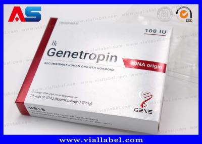 Anti-Aging 191AA Injection Small 3ml Vials Pharmaceutical Box And Labels Printing Genetropin