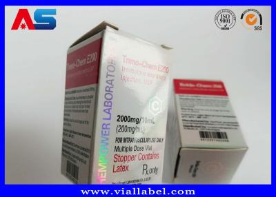 중국 카드보드 보관 10ml 병 상자 유리 홀로그램 의약품 병, ISO9001 의약품 포장 상자 판매용