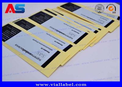 Κίνα Προσαρμοσμένες ετικέτες φιαλιδίων 30 ml Βουρτσισμένο φύλλο αλουμινίου εκτύπωσης για ετικέτες φαρμακείου με πεπτίδια φαρμάκου προς πώληση