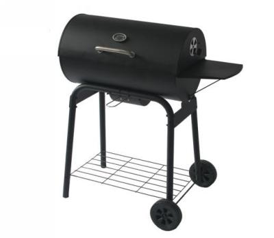 Cina Grill BBQ senza fumo a botte con accensione piezoelettrica e tavolo comodo in vendita
