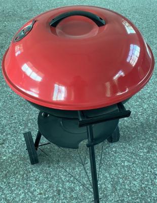 China Design de pátio de jardim de 17 polegadas em forma de maçã Grill ao ar livre Fumador de carvão à venda