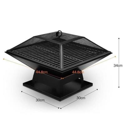 China Hoogdrukbeschermingsapparaat Opvouwbare BBQ-grill van roestvrij staal voor buitencamping Te koop