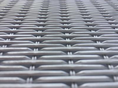 Custom Architectural Metal Mesh / Cabinet Metal Mesh Panel With PVD Treatment