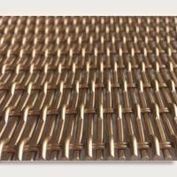 Quality Corrosion Resistant Architecture Metal Mesh For Decorative Screens / Wall Cladding for sale