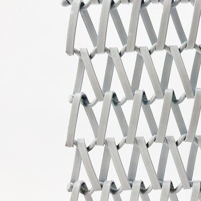 Spiral Architectural Wire Mesh / Industrial Conveyor Wire Belt Rolls