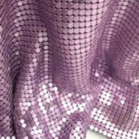 Quality Eco Friendly Shiny Woven Metal Mesh Fabric For Creating Dresses / Skirts for sale