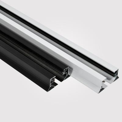 Cina Two Wire Surface Mounted Aluminum Track Rail 1m 1.5m 2m Thickened in vendita