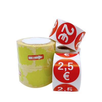 中国 High quality Free Sample Waterproof Custom Size Supermarket 58X40 60X40 50X25mm Direct Thermal Barcode Labels 販売のため