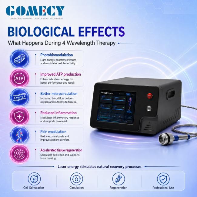 980nm 810nm1064nm 635nm 4 wavelengths diode laser pain relief