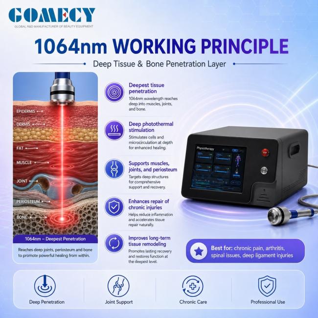 1064nm working pain relief deep tissue bone repairing