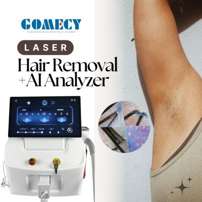 China 808nm Diode Laser 3 Vagues Portable Laser épilation 808nm 1064nm Diode Laser machine d'épilation à la maison for sale