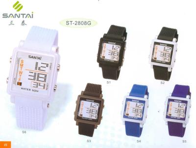 Cina Orologio digitale LCD ST-2808G in vendita