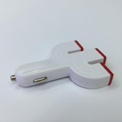 Cina Caricatori variopinti adattatore, caricatore dell'automobile del cactus 4.1A USB dell'accendino del usb 12v in vendita